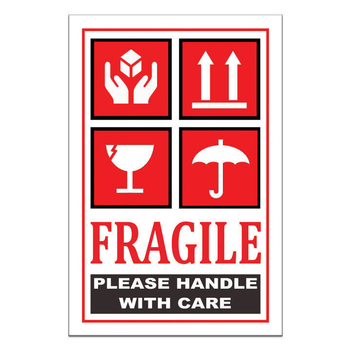 2 pack Stiker fragile keren dan lucu | Lazada Indonesia