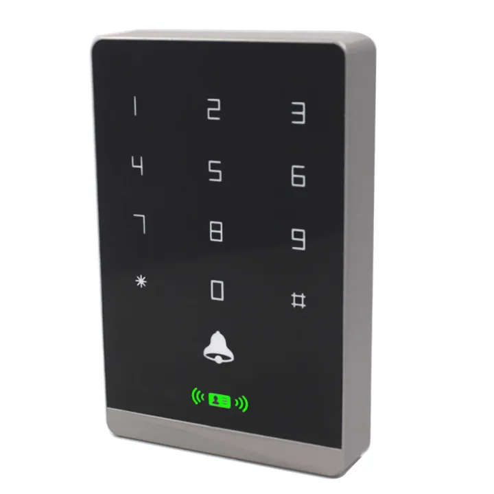 Backlight 125Khz 13.56Mhz Dual frequency RFID Access Control Card Reader Standalone Keypad 2000 ...