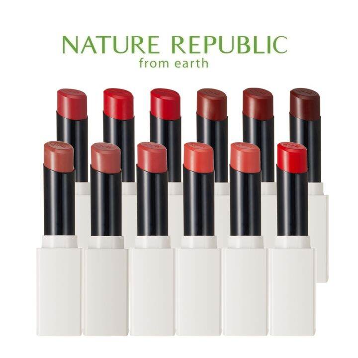 [NATURE REPUBLIC] Lip Studio Intense Satin Lipstick 3.1g | Lazada PH