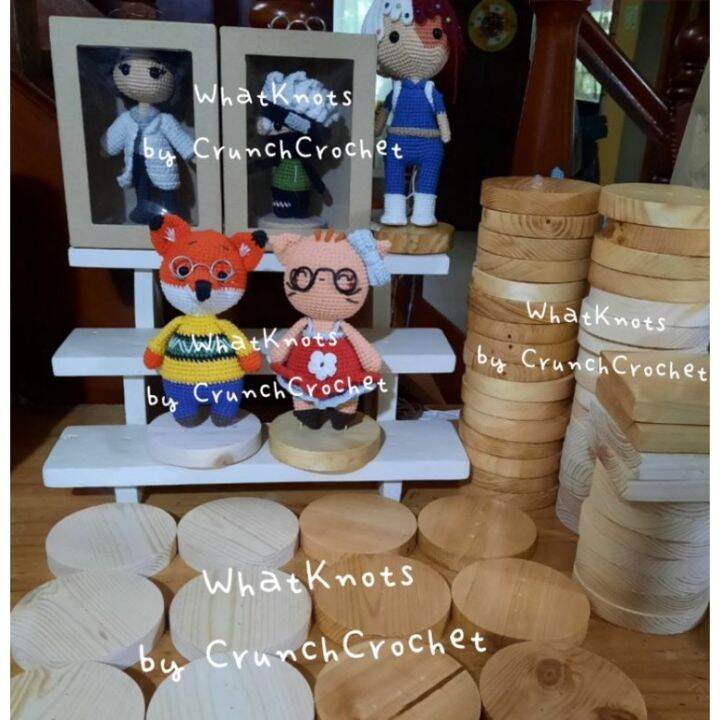 Amigurumi stand crochet doll stand wood stand for display | Lazada PH