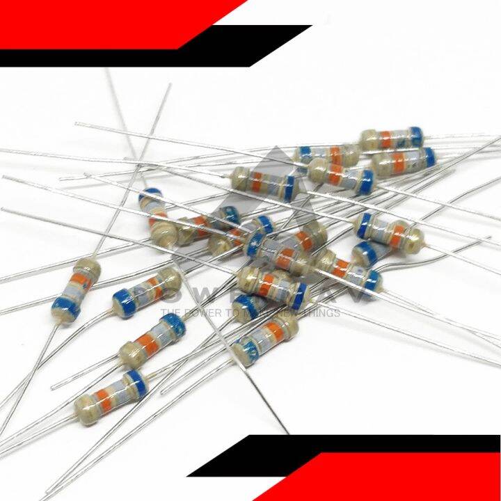 20pcs 68k ohms 4 band resistor 1/4w carbon film taiwan original 5% 0 ...