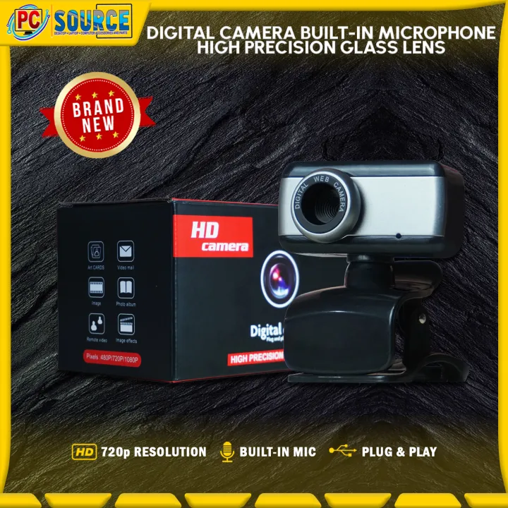 Digital Camera with Built-in Microphone | The High Precision Glass Lens ...