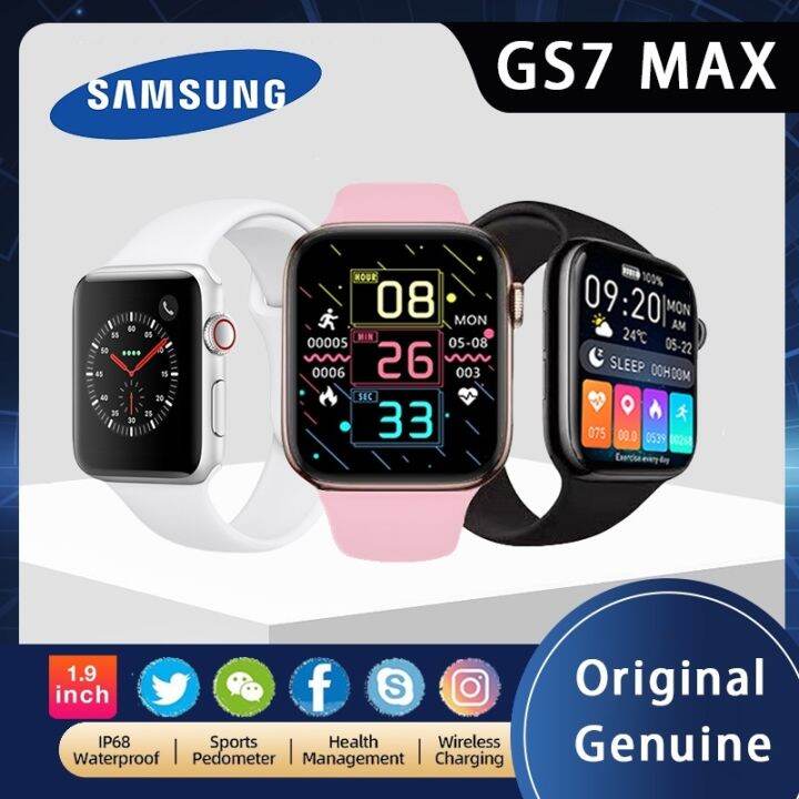Samsung GS7 MAX Smart Watc 2022 Original Smart Watch 1.9 Inch Support Android Bluetooth Watch ...