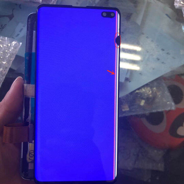 จอ Lcd แบบดั้งเดิมสำหรับ Samsung Galaxy S10พลัส G975 S10Plus แอลซีดี SM ...