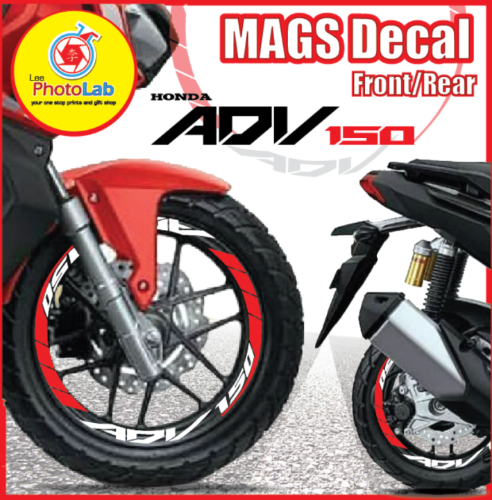 Honda ADV 150 MAGS front/Rear (Design A) | Lazada PH