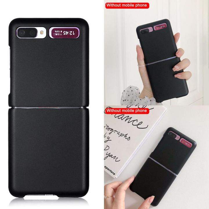 พับเคสโทรศัพท์สำหรับ F7000 Samsung Galaxy Z Flip ฝาครอบป้องกันกันฝุ่น ...