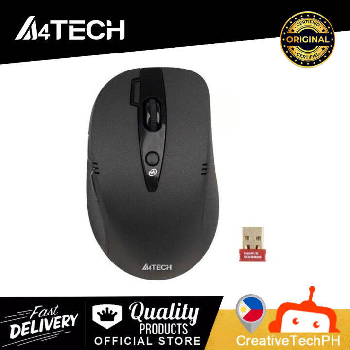A4Tech G10-660FL LaserPointer / TutorPen Wireless Mouse (Black) | Lazada PH