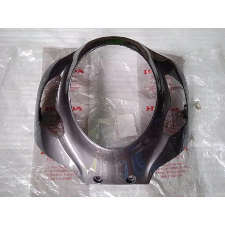 tameng depan cover lampu depan scoopy scopy new 2021 abu2 grey glossy ...