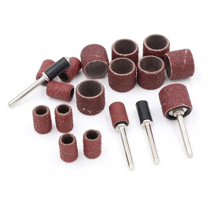 Sandpaper Circle 80 600 Inner Diameter 6.35mm Rod Dia 2.35mm Mandrels ...