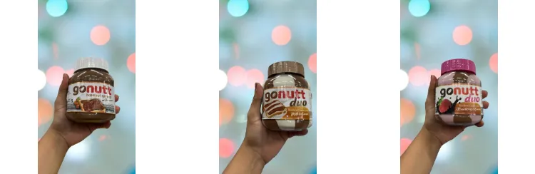 Gonutt chocolate hazelnut cocoa milk duo Nutella spread 350g (EXP aug ...
