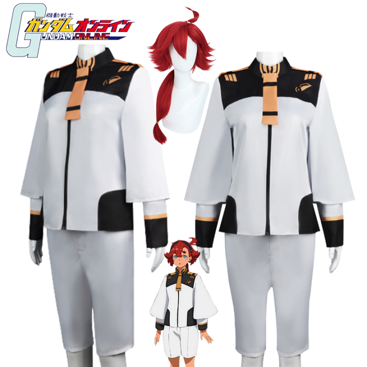 Gundam Suletta Mercury Cosplay Costume Outfit Halloween Carnival Party ...