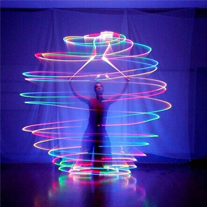 PELLING Flashing LED Ball Glow Up Handball Acrobatics POI Thrown Balls ...