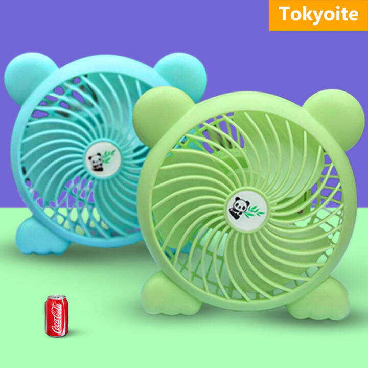 Cooling Panda Fan Mini Fan air Cooler Cute Desk USB Fan Office Outdoor ...