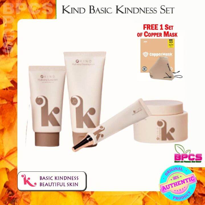 Kind Basic Kindness Set with FREE 1 Set of Copper Mask | Lazada PH