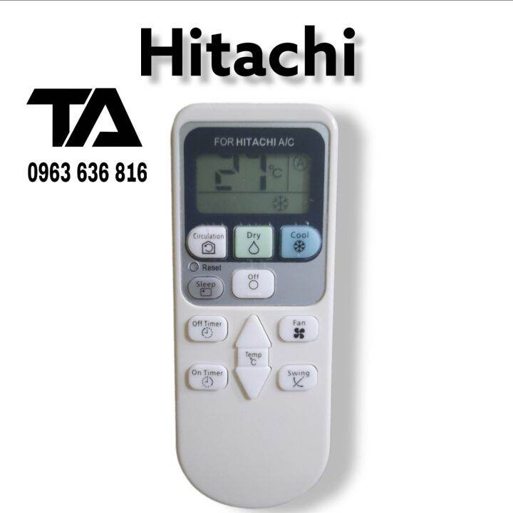 Điều khiển điều hòa Hitachi - Remote máy lạnh Hitachi | Lazada.vn