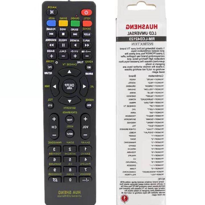 Universal Remote Control for LCD/LED TV RM-LCD42123 Universal LCD/LED ...