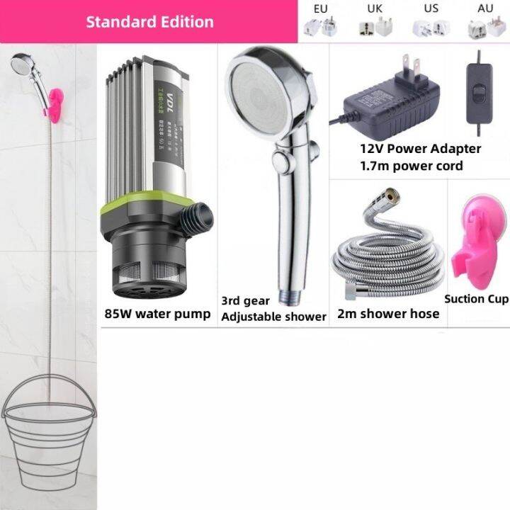 Electric Shower Portable Mobile Bath Machine Self Priming Pump Small ...