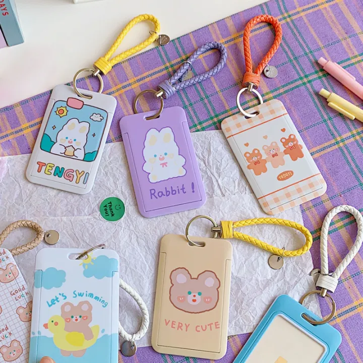 【YIDEA HONGKONG】Card Case Cute Girl Protable Creative Accessories ID ...