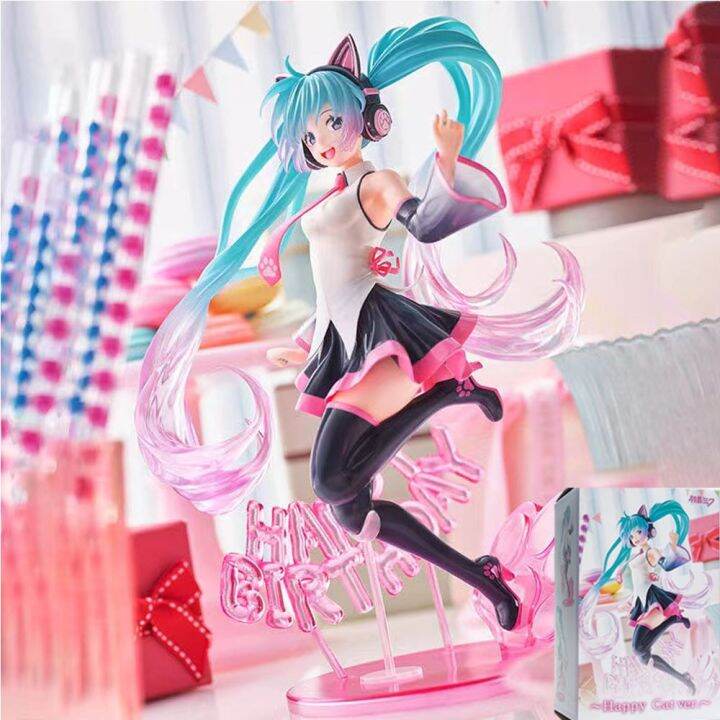 New Hatsune Miku Anime Cute Cat Style Hand-Made Toys For Friends ...