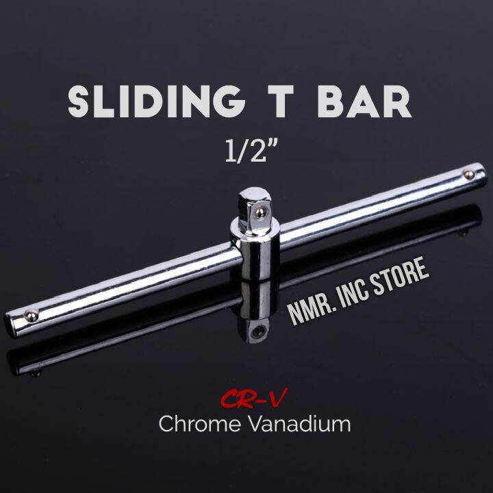 Sliding T Bar 1/2 CR-V Gagang Mata Kunci Shock, Sok Geser, Socket ...