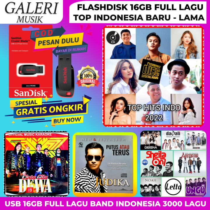 Flashdisk Full Mp3 Indonesia Lama - Baru Terbaru dan Terpopuler | Lazada Indonesia