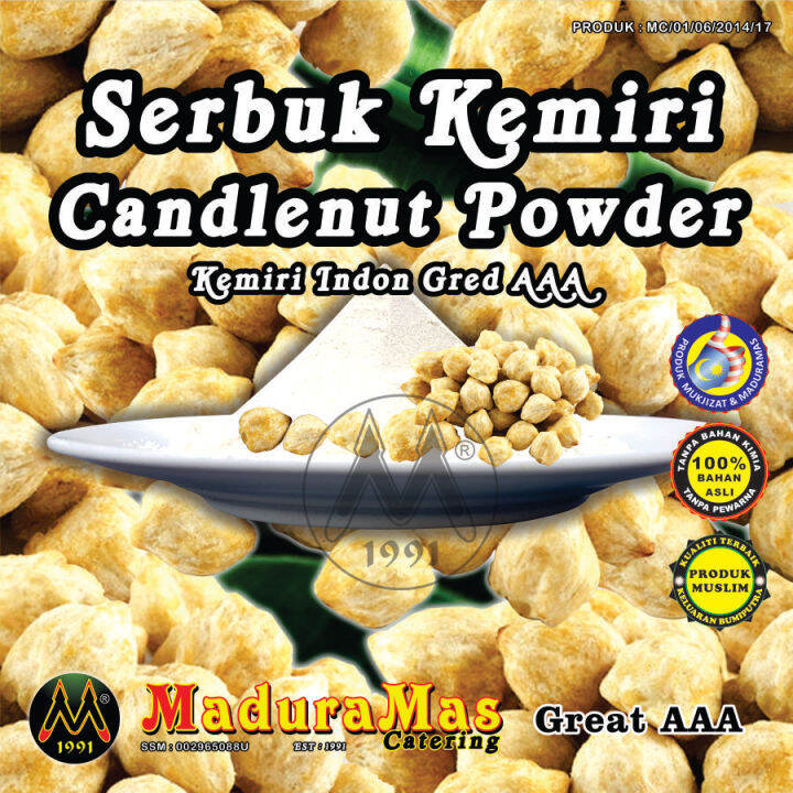 Serbuk Kemiri - Serbuk Buah Keras - Candlenut Powder | Lazada