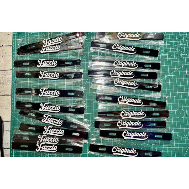 FAZZIO PLATE BADGE EMBLEM | Lazada PH