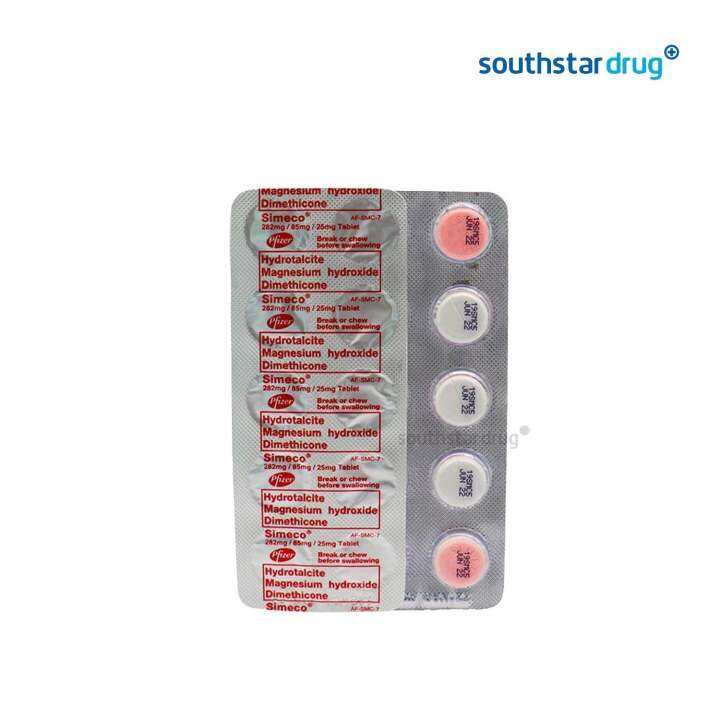 Simeco Tablet 20s | Lazada PH