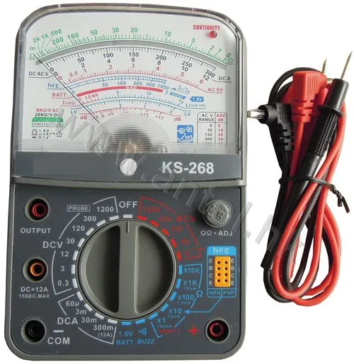 Antel Analog MultiTester MultiMeter Analogue KS-268 (Higher Grade ...