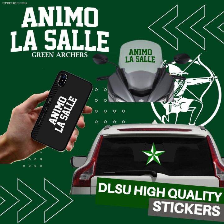 DLSU School Logo Sticker for Cellphone Laptop Motor Car and others : DE ...