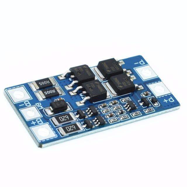 2S 10A 7.4V 18650 lithium battery protection board 8.4V balanced ...