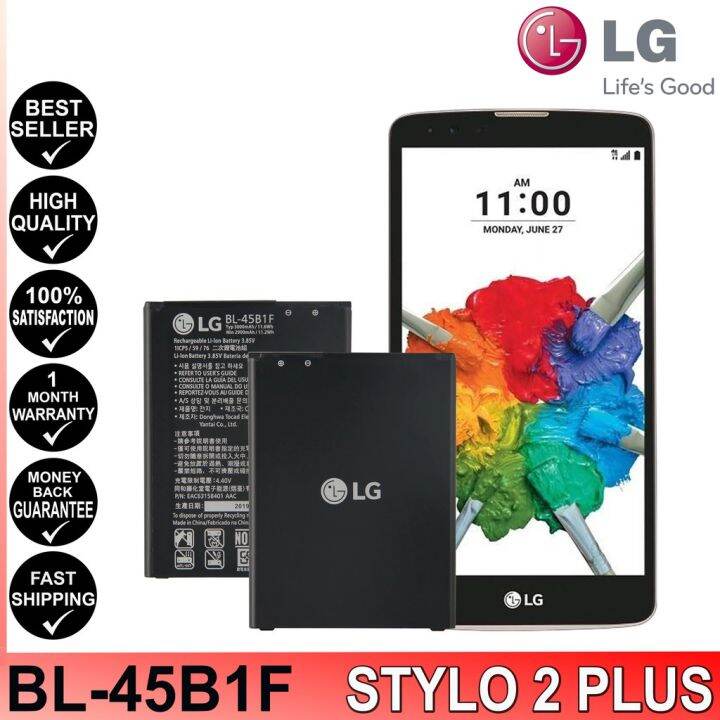 LG Stylus 2 Plus Battery Model:BL-45B1F (3000mAh) Original Equipment ...