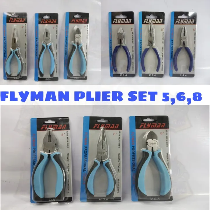 Flyman Tools Original USA Pliers Set Or By Pieces "5,6,8" | Lazada PH