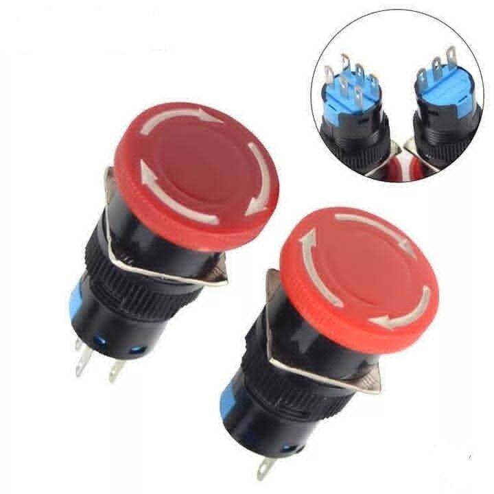 Saklar Emergency Stop Switch 16 mm LA100 LA160, 1 & 2 NO/NC | Lazada ...
