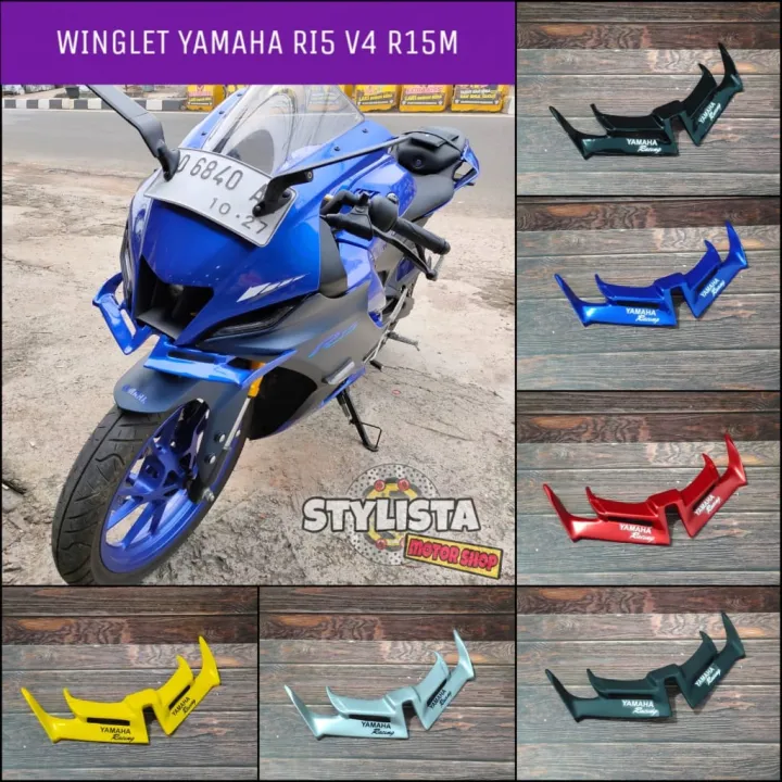 WINGLET R15 V4 2022 WINGLET YAMAHA R15 V4 R15M | Lazada Indonesia