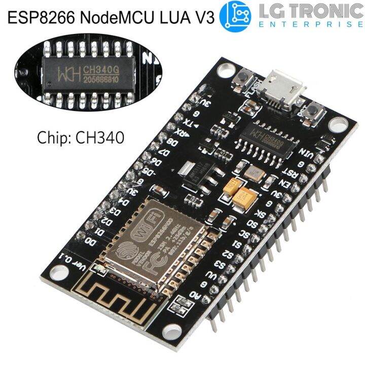 ESP8266 serial WiFi module NODEMCU Lua V3 IoT Development Board CH340 Arduino | Lazada