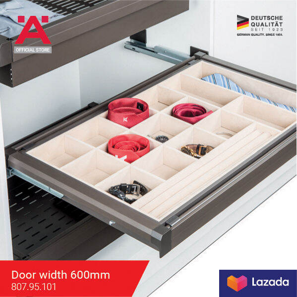 Hafele [Build In] Jewellery Tray For Wardrobe | 30kg Load Capacity ...