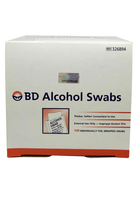 BD Alcohol Swabs 100s | Lazada