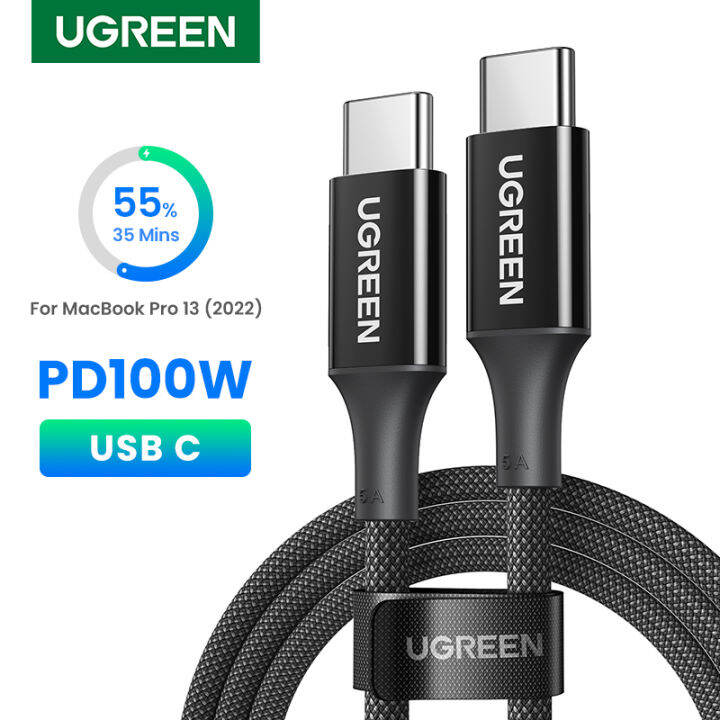 UGREEN 100W PD USB-C to USB-C PD Fast Charging Skin-friendly Silicone ...