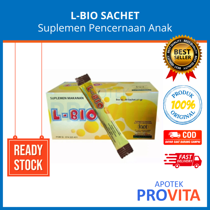 L-BIO SACHET - L BIO Suplemen Pencernaan Probiotik Diare Lactobacillus ...