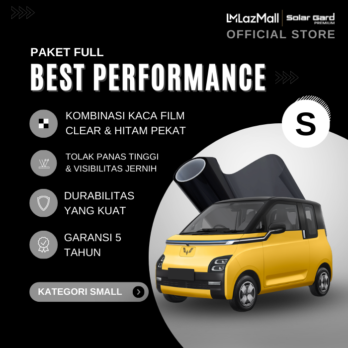 Kaca Film Full Solar Gard Premium Best Performance Kategori Kecil ...