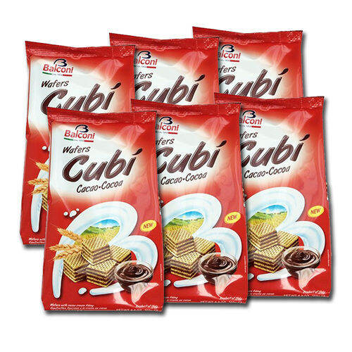 Balconi Cubi Cocoa Wafers 6 Pack (250g per pack) | Lazada PH