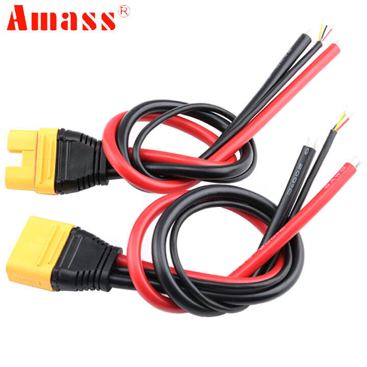 Amass AS150U 70A Copper Plated MaleFemale Plug Connector 8AWG Silicone Cable For RC Lipo FPV ...