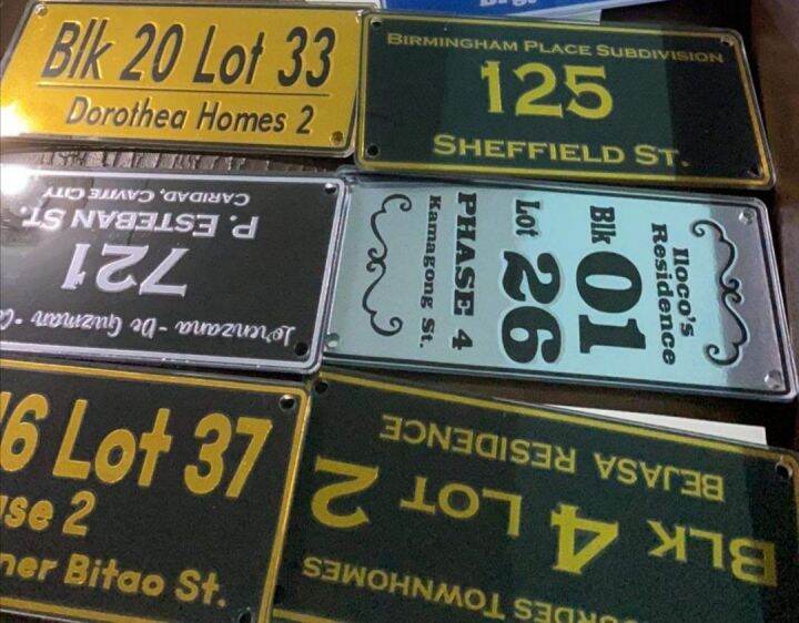 Acrylic House Address Plate | Lazada PH