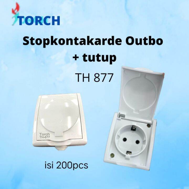 STOP KONTAK OB TUTUP TORCH WATERPROOF STOP KONTAK OUTBOW | Lazada Indonesia
