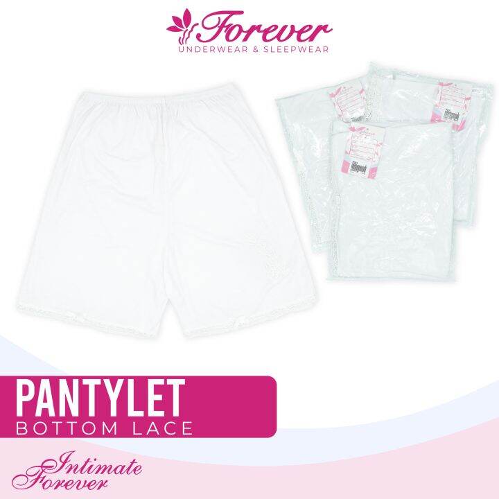 Intimate Forever PL01 Adult Ladies Women Plain all White Pantylet long ...
