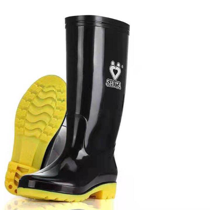 LUCAS Shuta High Tube Rain Boots Women's Rain Boots Overshoes Acid And ...