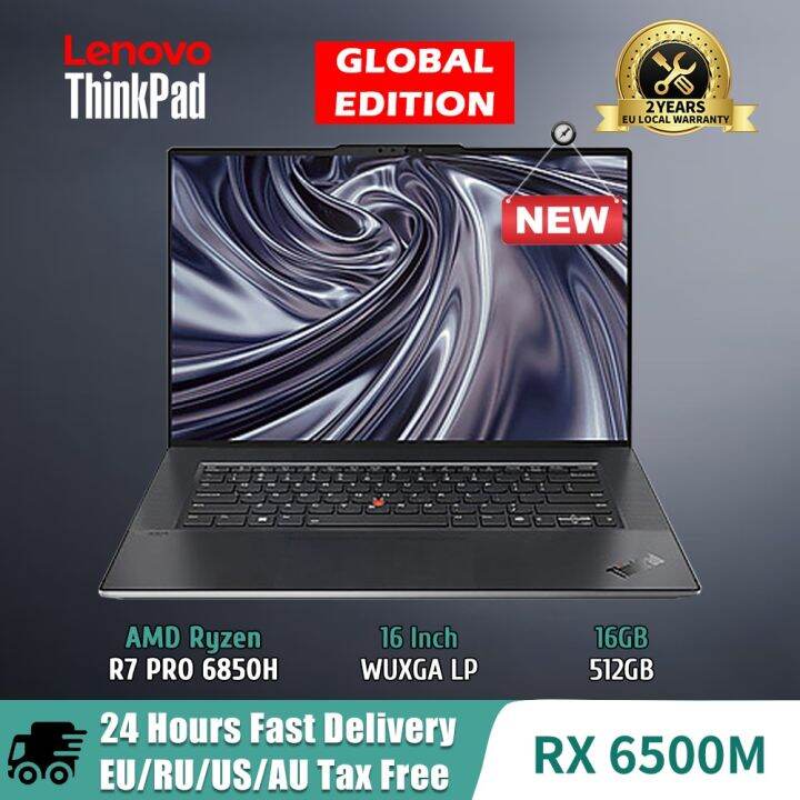 Lenovo แล็ปท็อป Thinkpad Z16กับ AMD R7 Pro 6850H Radeon RX6500M ทุ่มเท ...