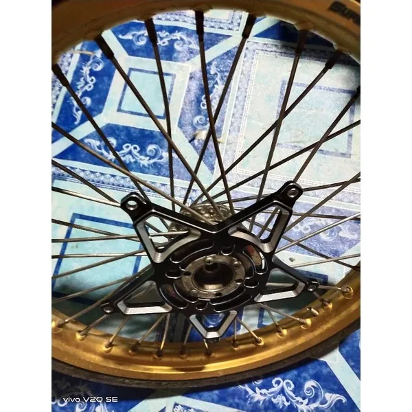 durable CNC Star disc adaptor for xrm mags convert to Raider 150 carb ...