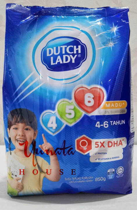 Dutch Lady Malaysia 5x DHA 456 Madu [850g] | Lazada Indonesia